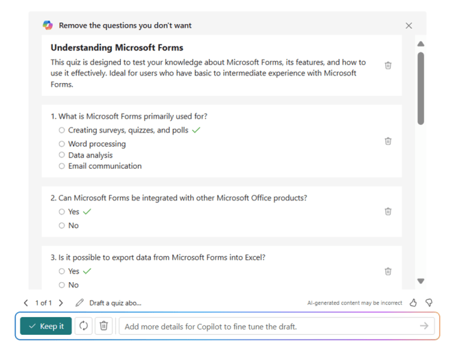 How I learned about creating surveys and quizzes in Microsoft Forms using Copilot – AZ on D365